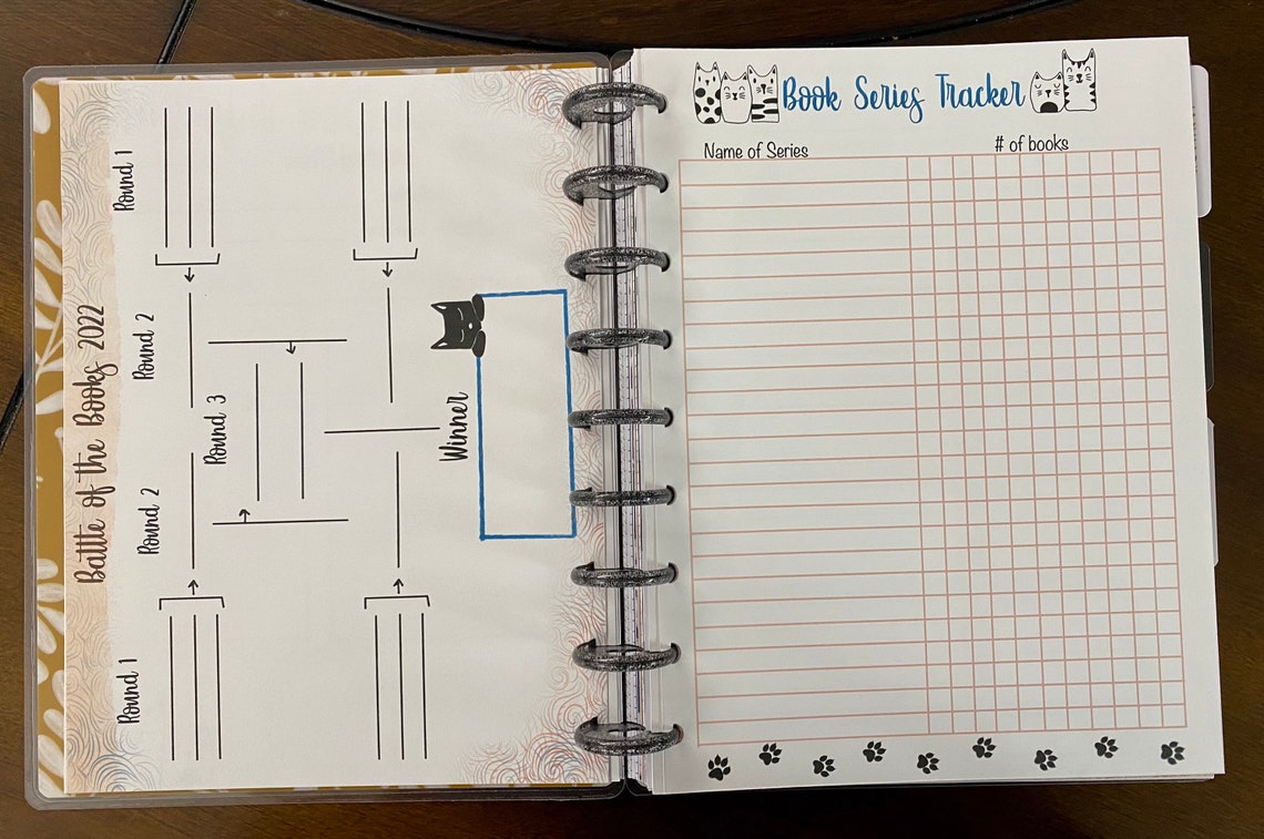 Happy Planner Printables, Classic HP, PDF Digital Reading Journal 2022 ...