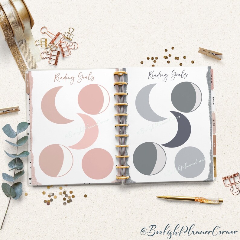 Happy Planner Printables, Classic HP, PDF Digital Reading Journal 2022 ...