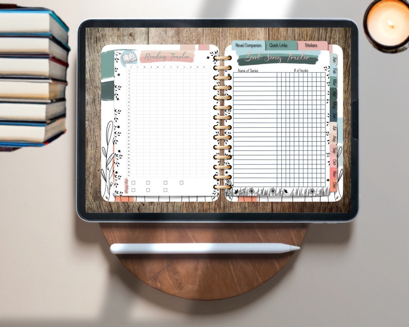 Digital Reading Journal 2022 Bookish Goodnotes Planner - Etsy