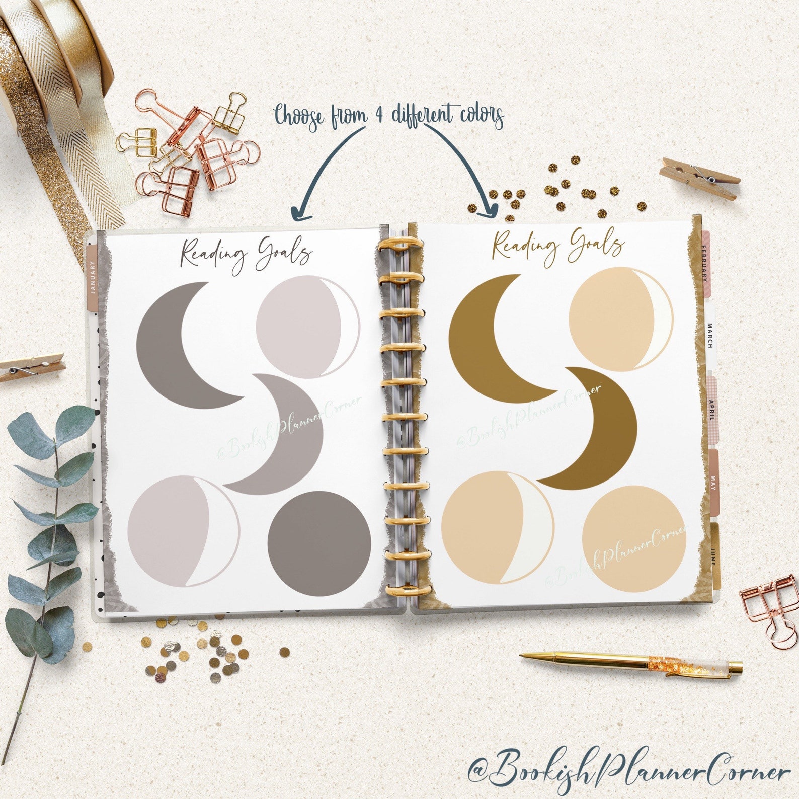 Happy Planner Printables, Classic HP, PDF Digital Reading Journal 2022 ...