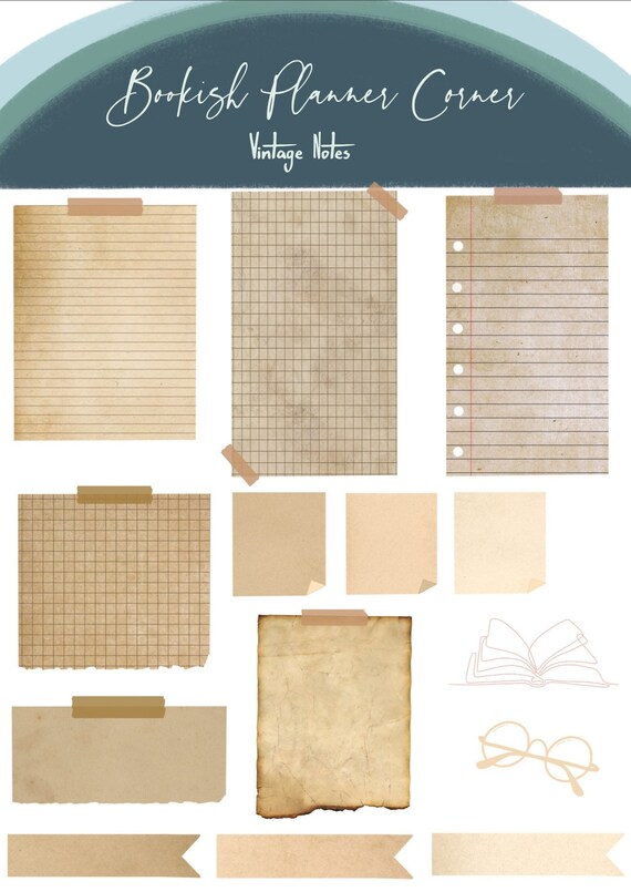 Digital Sticky Notes Rose Gold Reading Stickers for - Etsy