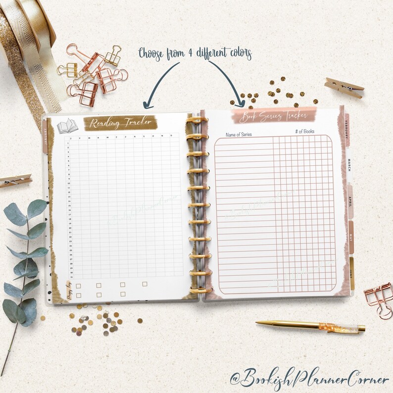 Happy Planner Printables, Classic HP, PDF Digital Reading Journal 2022 ...