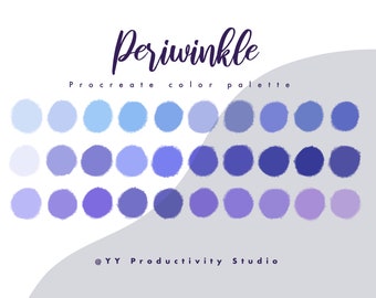 Periwinkle Color Palette - Etsy