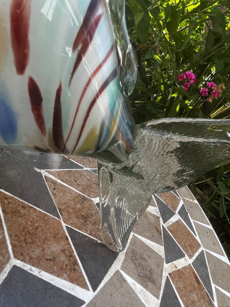 Vintage Handblown Murano Glass Fish Large - Etsy