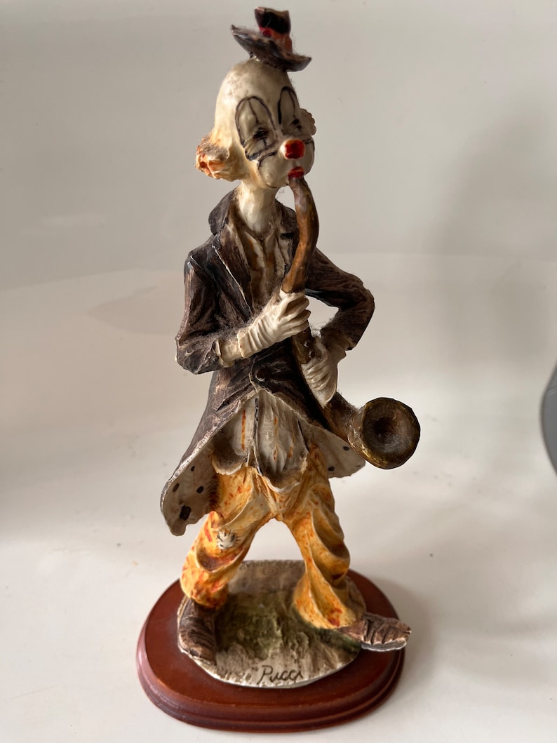 Vintage 1984 Pucci Hobo Clown Figurine Handpainted - Etsy
