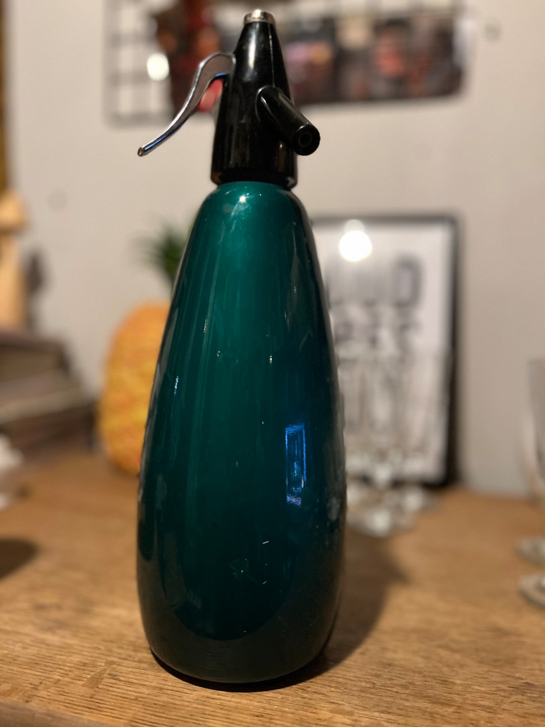 Vintage Boc Soda Syphon Green Serial Number- SHUU Retro Barware Man ...