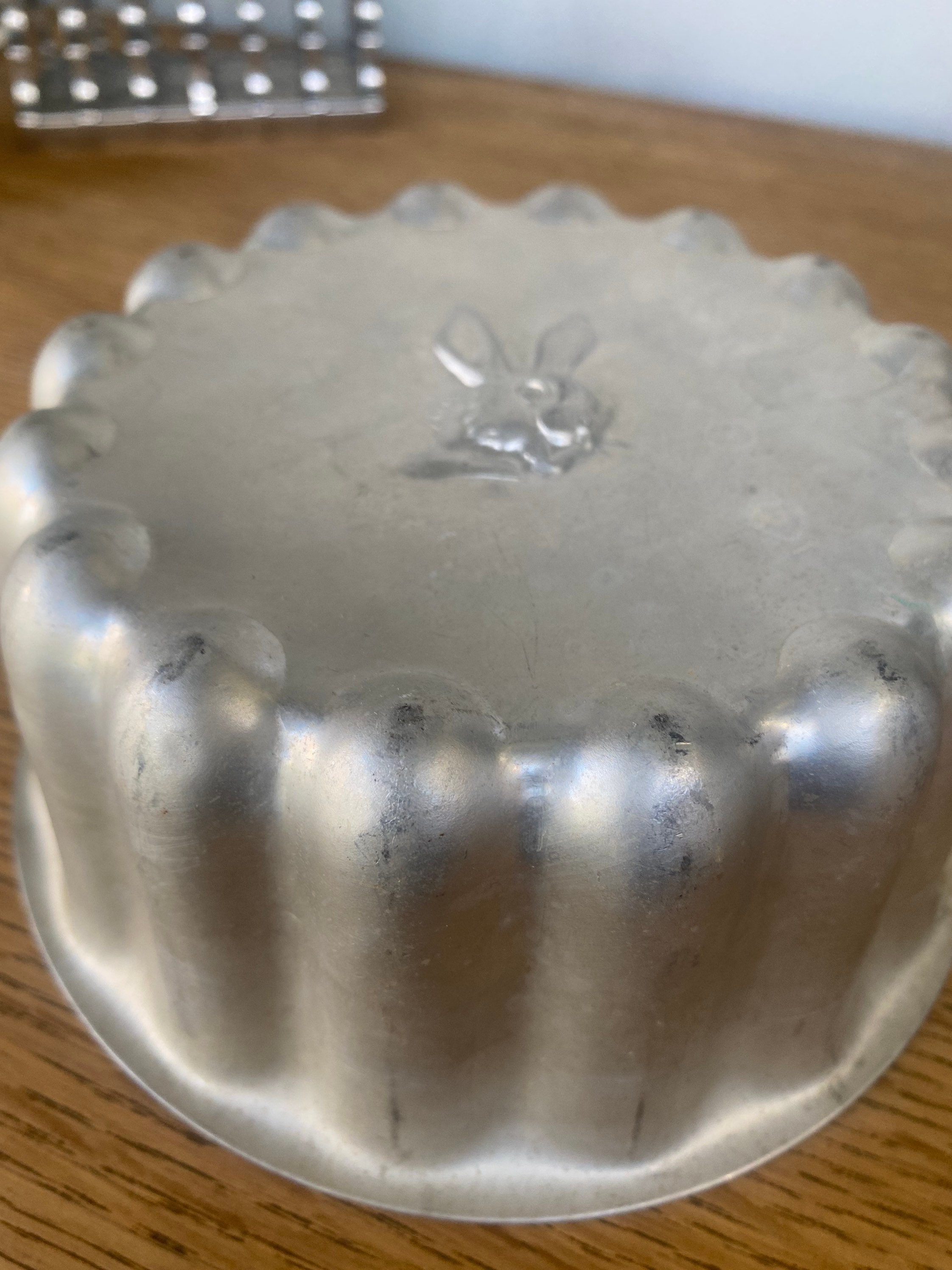Vintage Aluminium Rabbit Jelly Mould: Retro Kitchen Cookware - Etsy