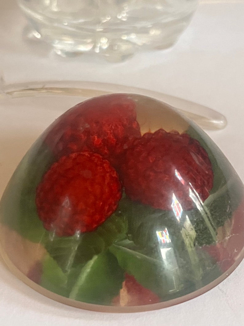 Vintage Lucite Perspex Preserve Jars Lemon Raspberry Tomato Jam ...