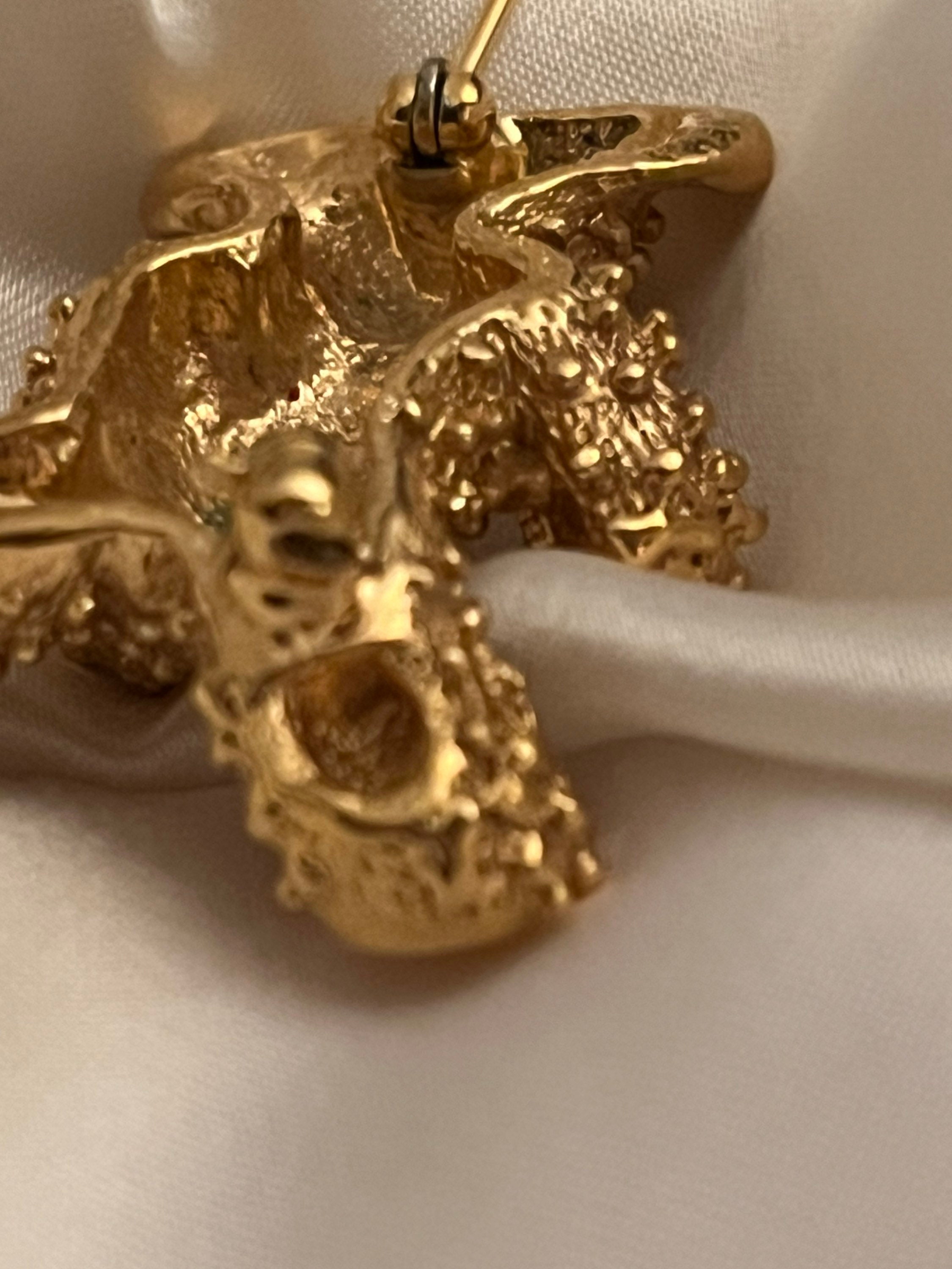 Vintage Dorlan Teddy Bear 1980s Gold Metal Signed Number 4989 - Etsy UK