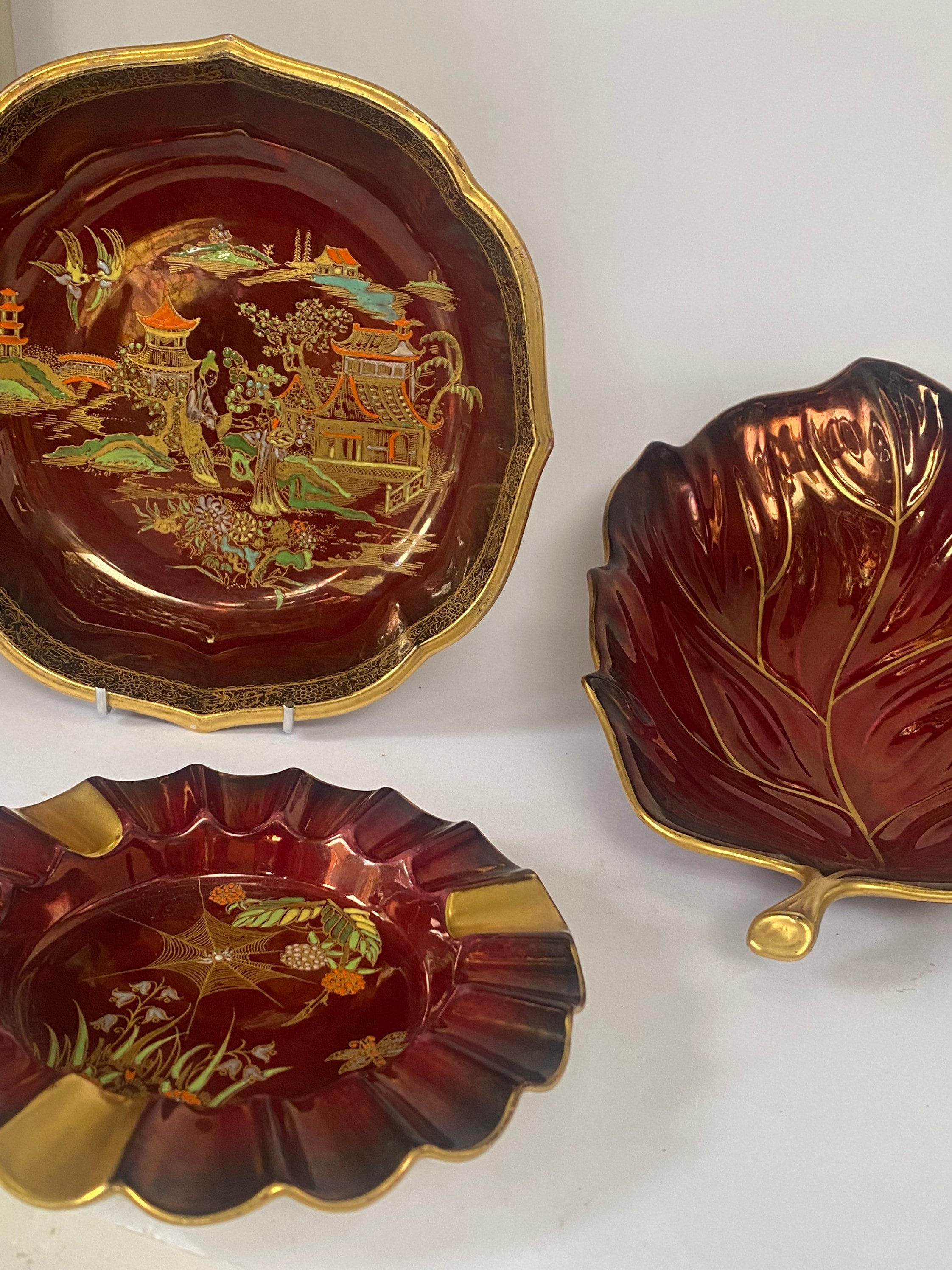 Vintage Carlton Ware Rouge Royale- Red & Gold Oriental Style 1950’s ...