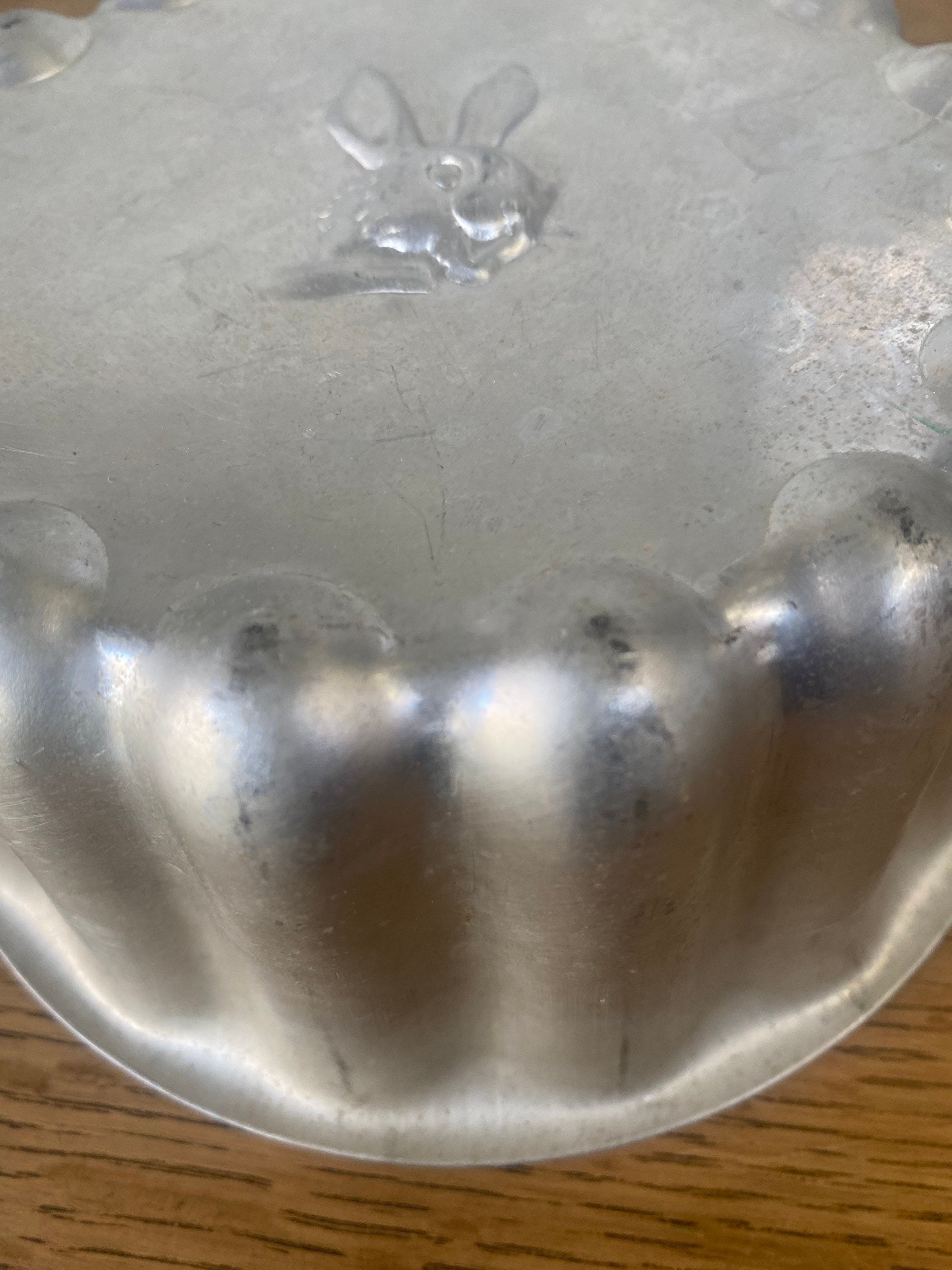Vintage Aluminium Rabbit Jelly Mould: Retro Kitchen Cookware - Etsy