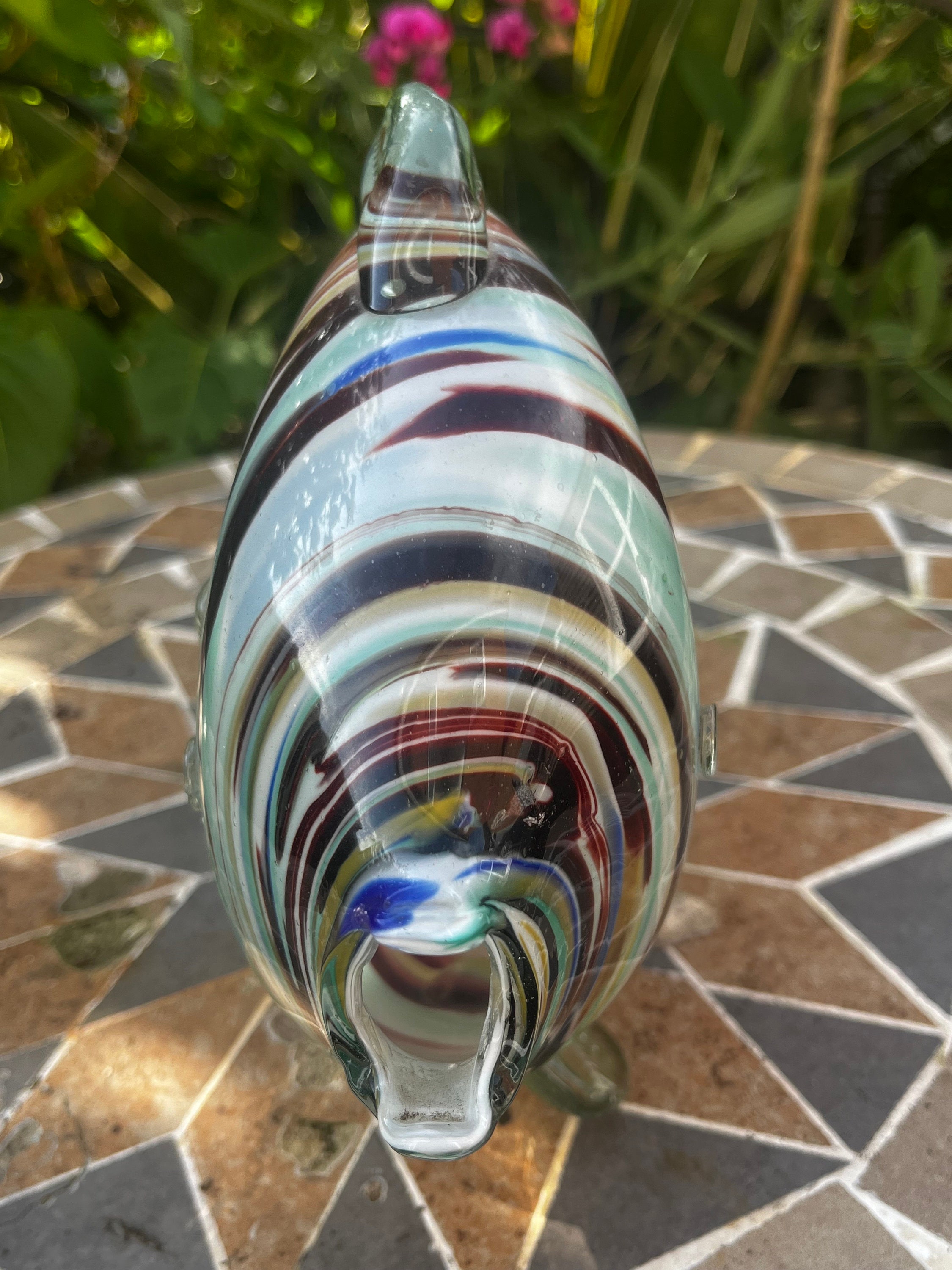 Vintage Handblown Murano Glass Fish Large - Etsy