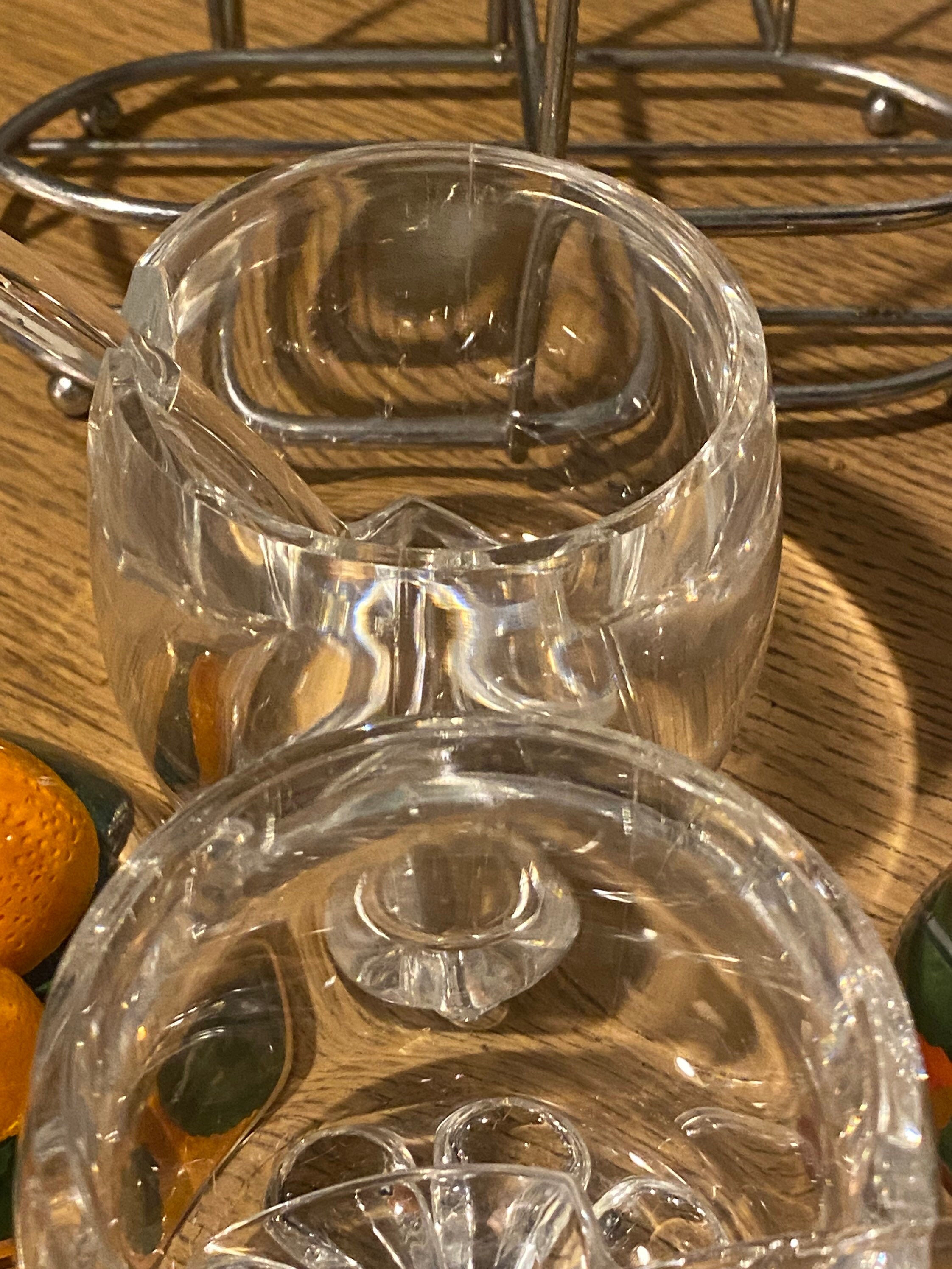 Vintage Lucite Perspex Preserve Jars Lemon Raspberry Tomato Jam ...