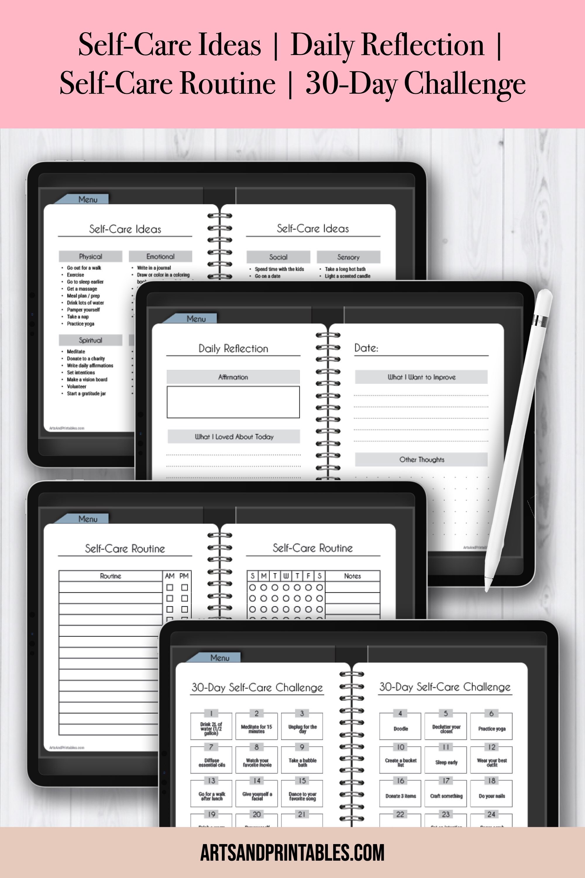 Digital Self-care Journal Digital Level 10 Life Digital Wellness ...