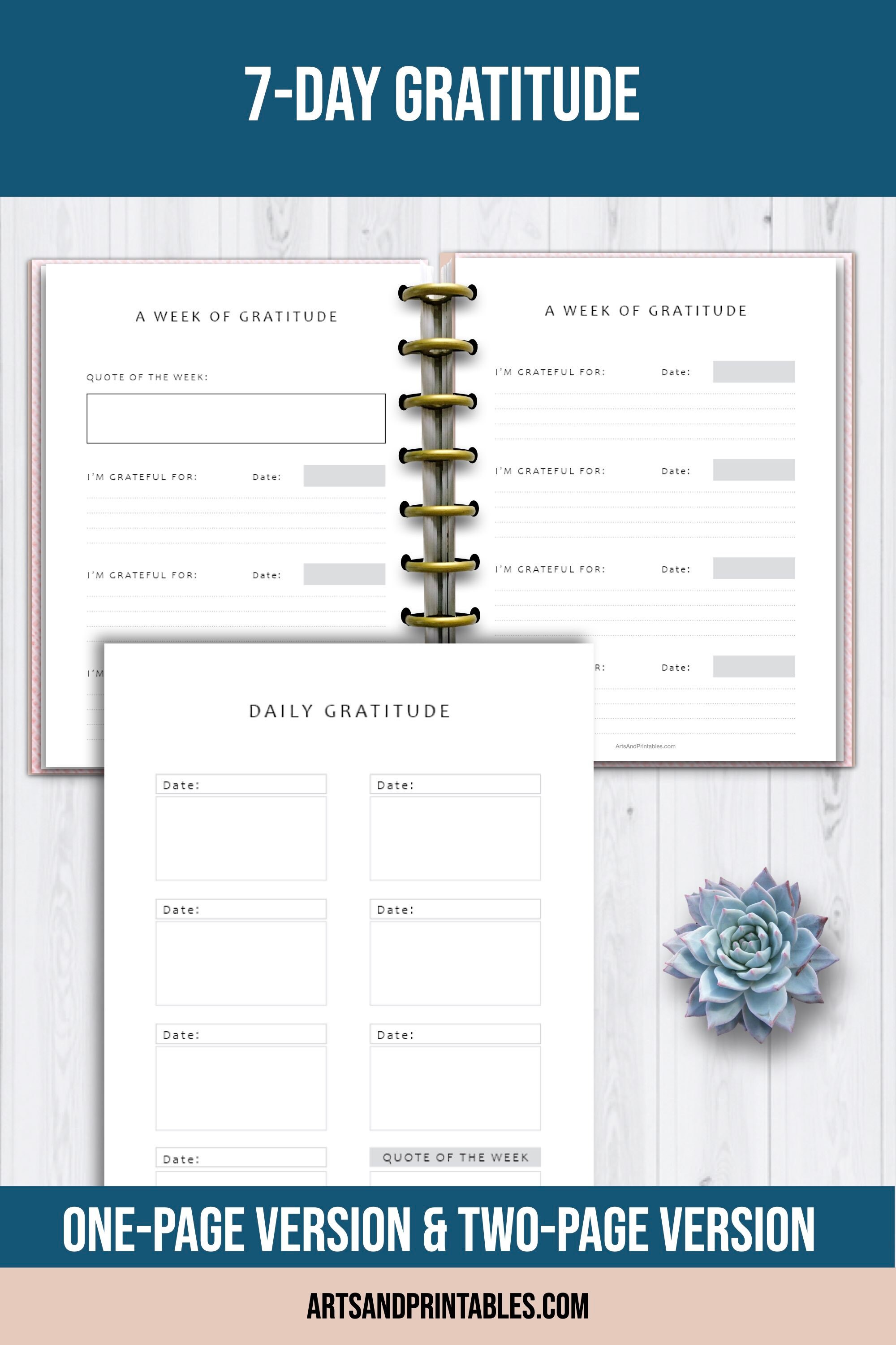 Printable Affirmation Journal Printable Daily Affirmation Planner ...