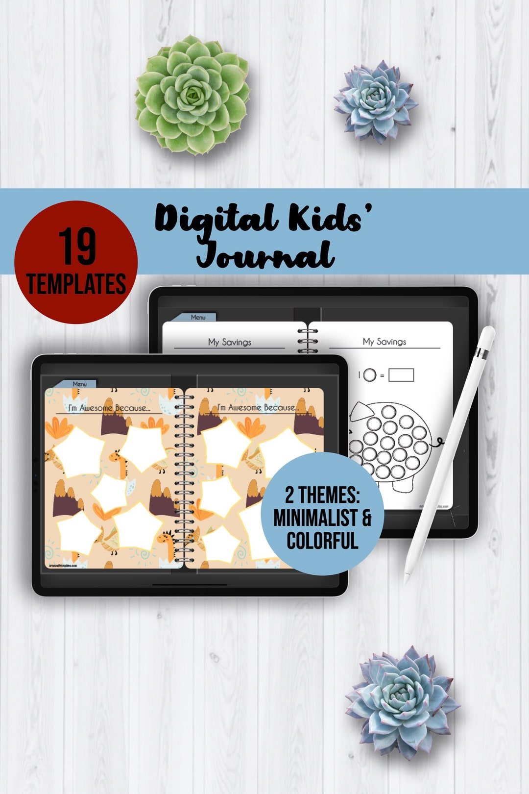 Digital Bullet Journal for Children Kids Chores Tracker - Etsy