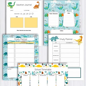 Printable Planner for Kids | Printable Planner for Boys | Printable ...