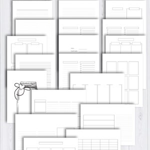 Printable Bujo Templates | Printable Bullet Journal Lists | Printable ...