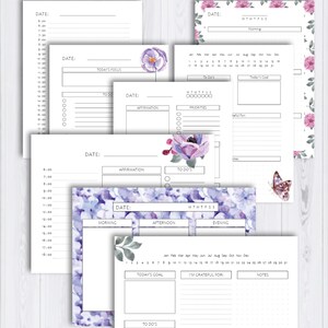 Printable Daily Schedule | Printable Weekly Journal | Printable Monthly ...