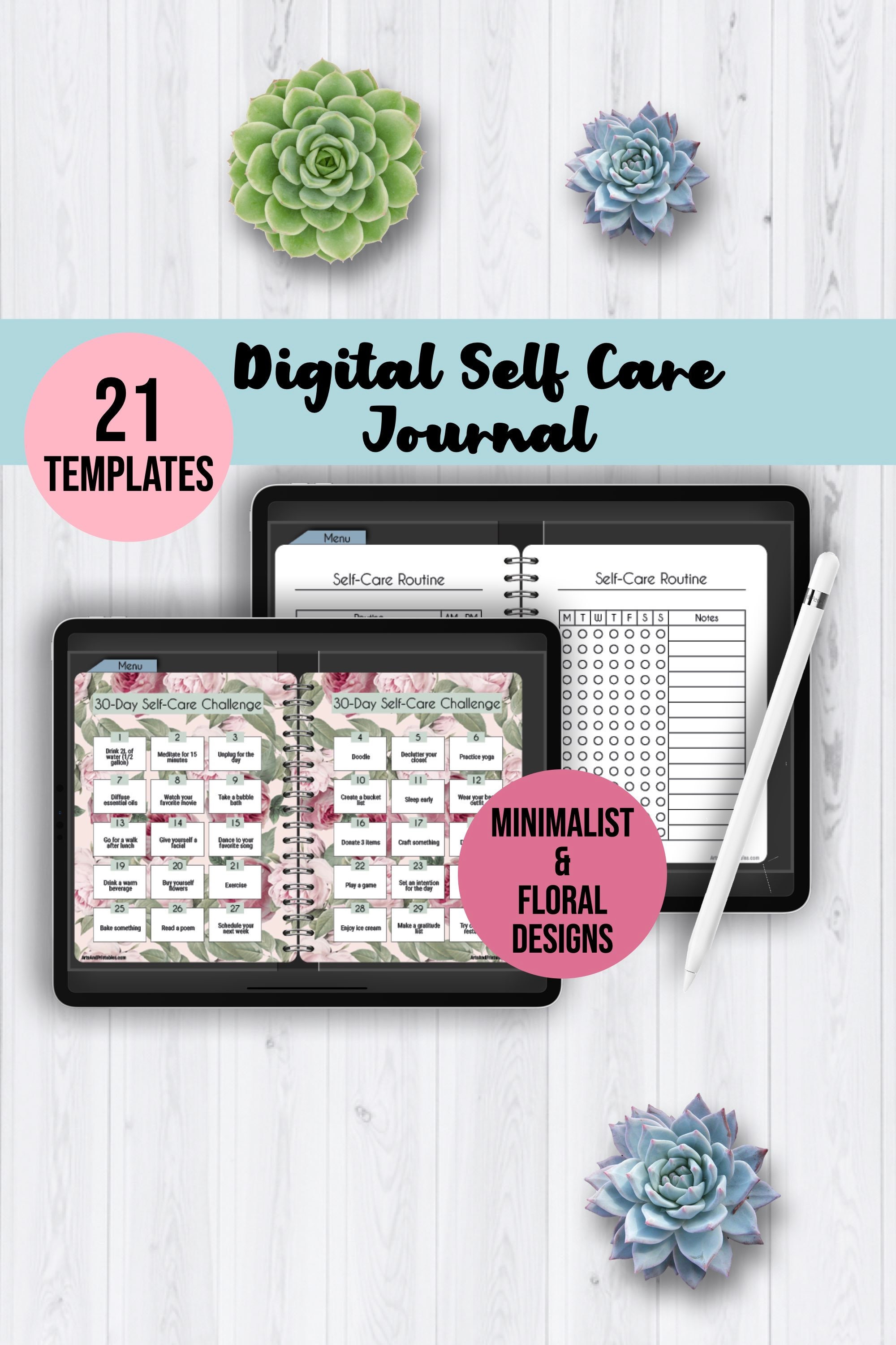 Digital Self-care Journal Digital Level 10 Life Digital Wellness ...