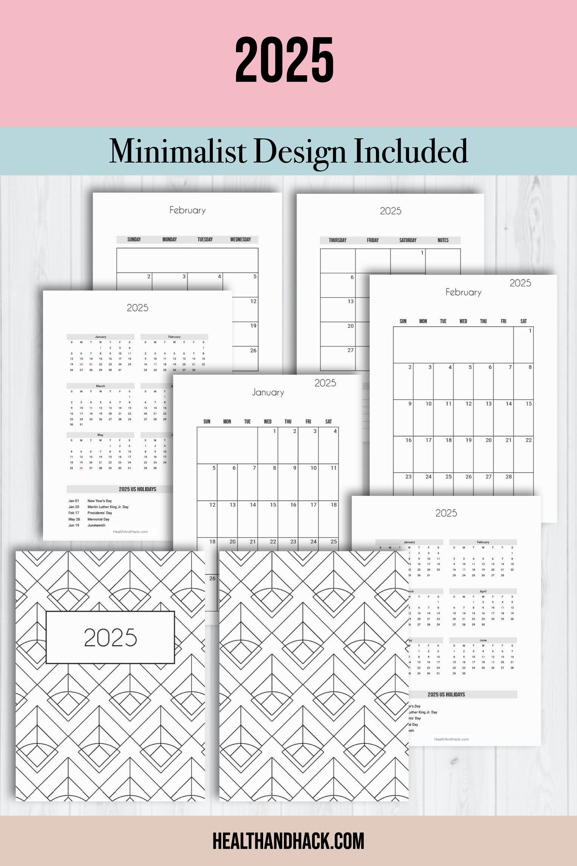 Printable Weekly Planner 2024 2025 | Printable Monthly Planner ...