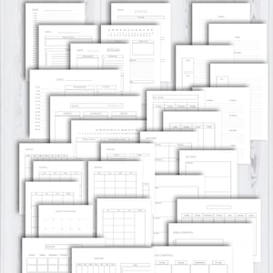 Printable Daily Schedule Printable Weekly Journal - Etsy Canada