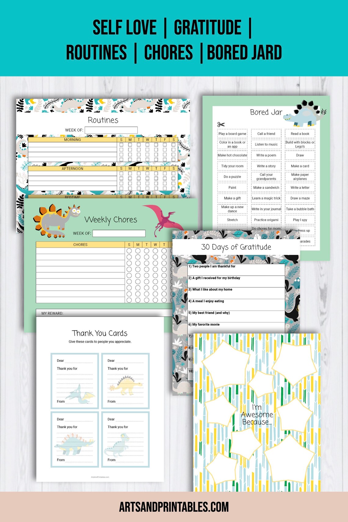 Printable Planner for Kids Printable Planner for Boys - Etsy