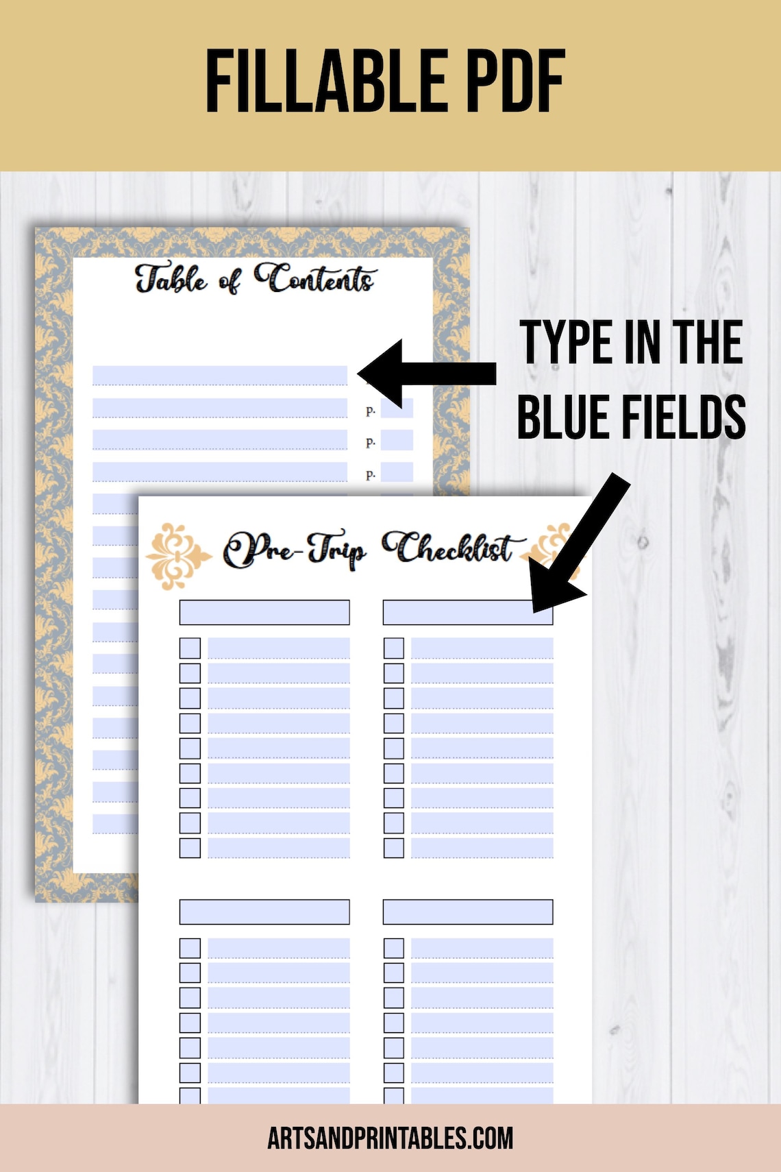 Printable Trip Journal Printable Vacation Planner Printable Travel ...