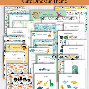 Printable Planner For Kids Printable Planner For Boys | Etsy