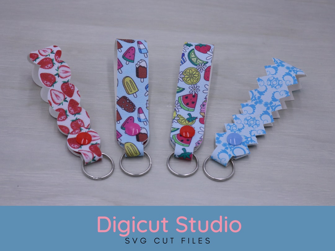 Small Fobs SVG. Wristlets SVG. Key Fob Svg. Scalloped Fob Svg. - Etsy