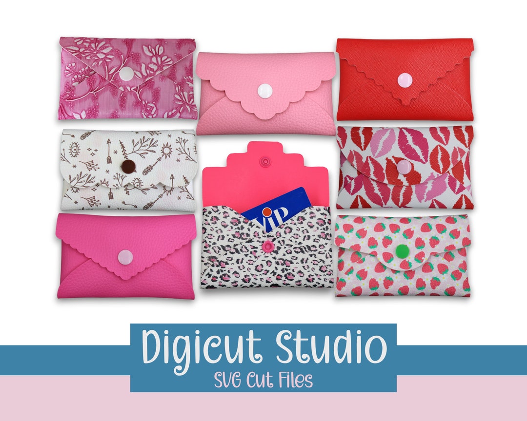 Compact Pouches Svg. No Sew Coin Purse Svg. Lined Pouch. Pouch Bundle ...