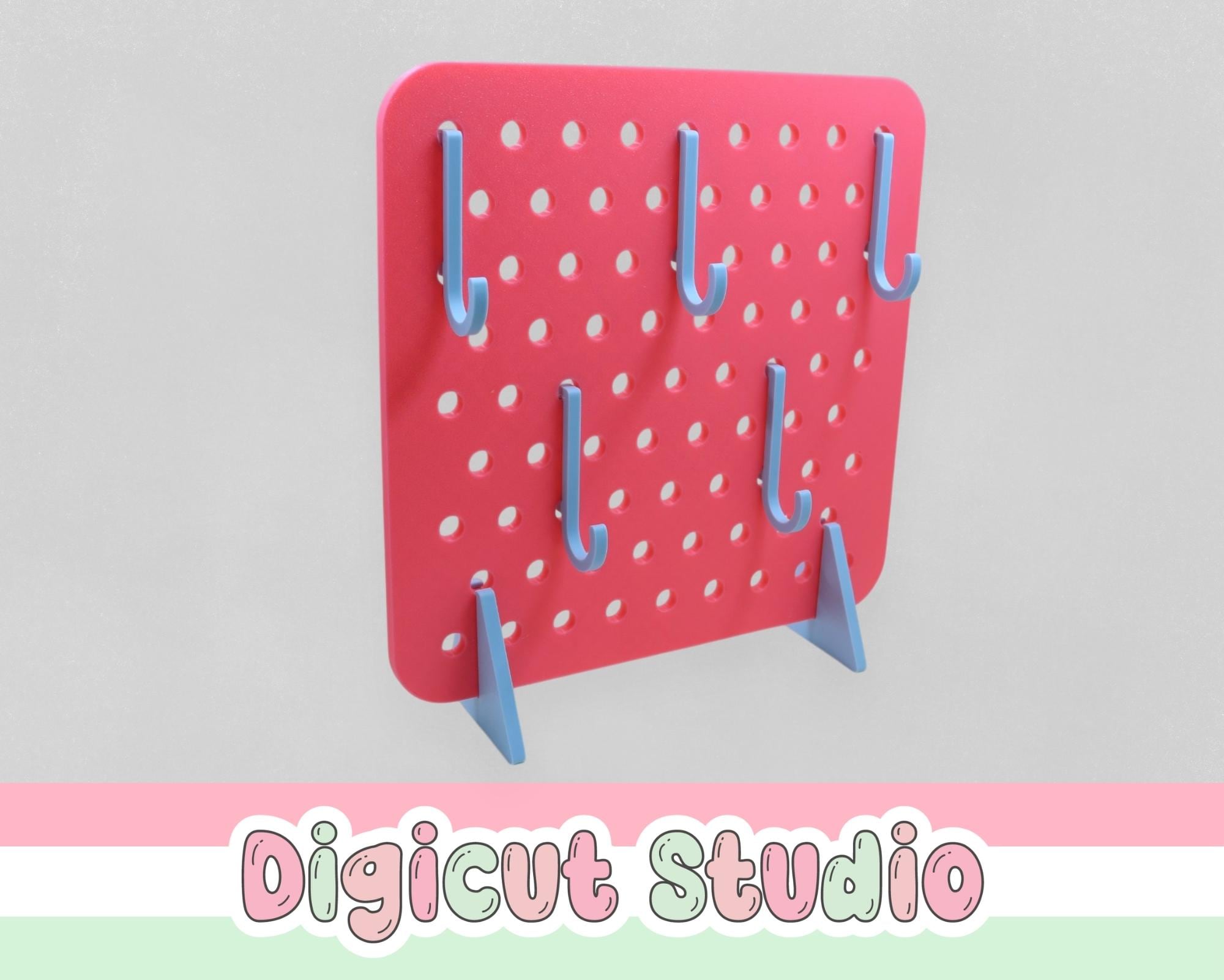 3d Printing Mini Pegboard STL File. Desktop Peg Board STL File. 3d ...