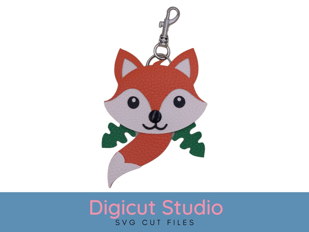 Fox Key Ring Svg. Fox Key Chain Svg. Fox Svg. Fox Fob. School - Etsy