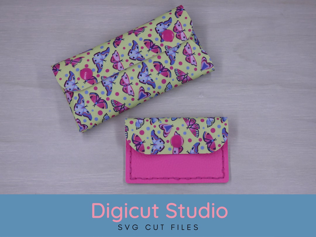 Matching Purse & Coin Pouch Svg. Hand Sew Coin Pouch. Snap Wallet ...