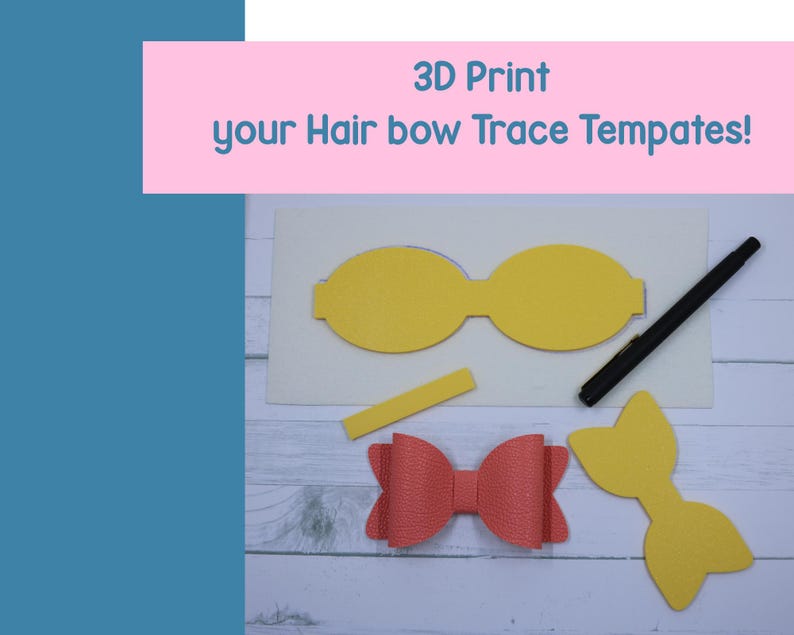 3d Printing Classic Bow Template STL File. Bow Making Trace Template ...