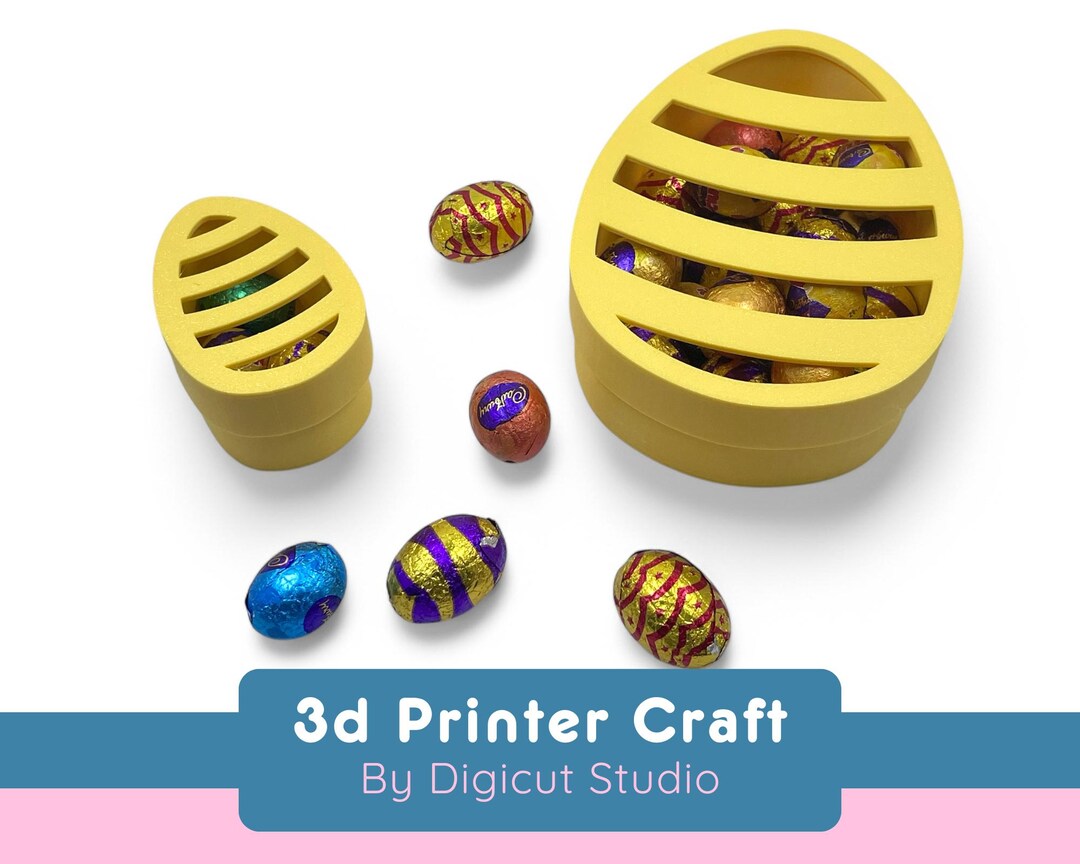 3d Printing Easter Egg Box STL File. Easter Table Decoration STL Easter ...