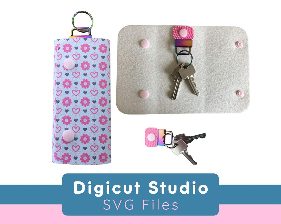 Leather Key Wallet Svg. Key Holder SVG. Key Pouch Svg. Fob Clasp Key ...