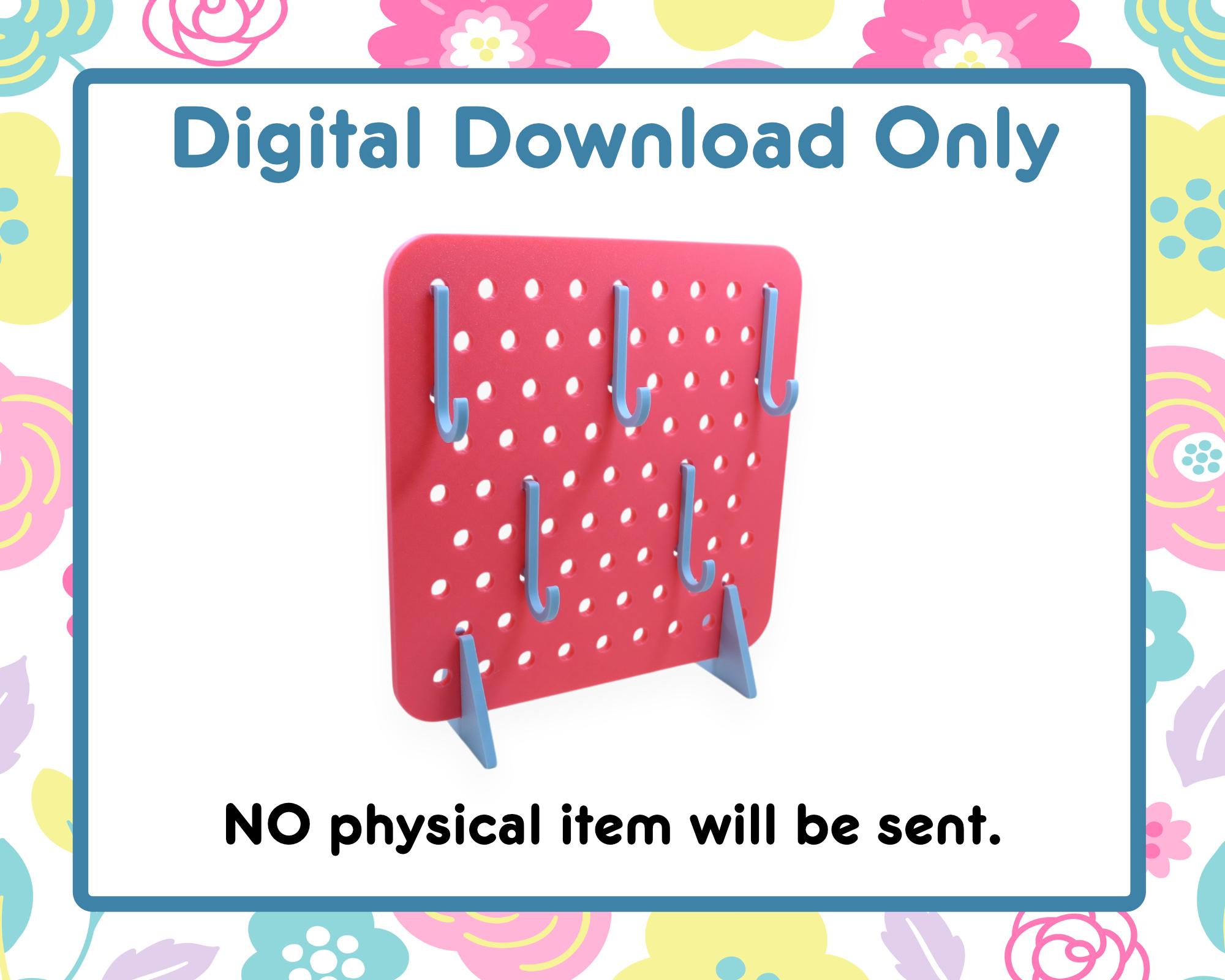 3d Printing Mini Pegboard STL File. Desktop Peg Board STL File. 3d ...