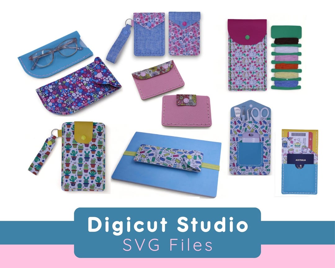 Hand Sew SVG Bundle. Machine Sew SVG Collection. Pouch Pouch Svg. Pen ...
