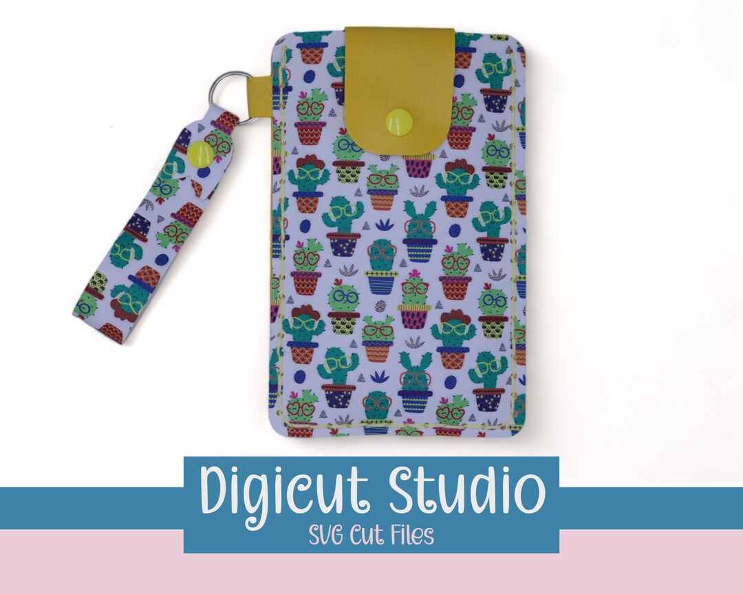 Phone Pouch Svg. Cell Phone Cover. Wristlet SVG. Hand Sewing Phone ...