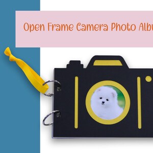 6 X4 Inch Photo Album SVG File. Camera Photobook Svg. Heart Camera ...