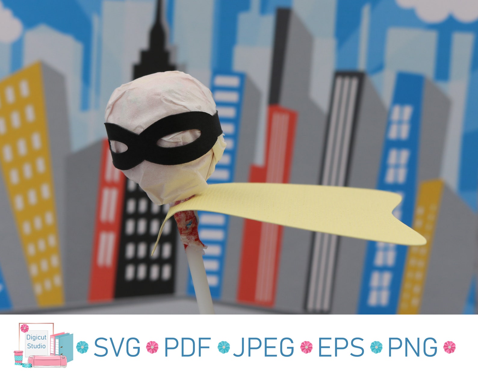 Super Hero Lollipop Capes Svg. Super Hero Party Decoration. - Etsy UK