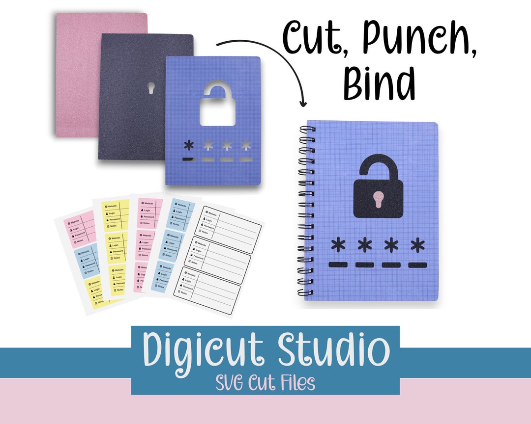 Password Tracker Booklet SVG. Password Journal Svg. Book Making Svg ...