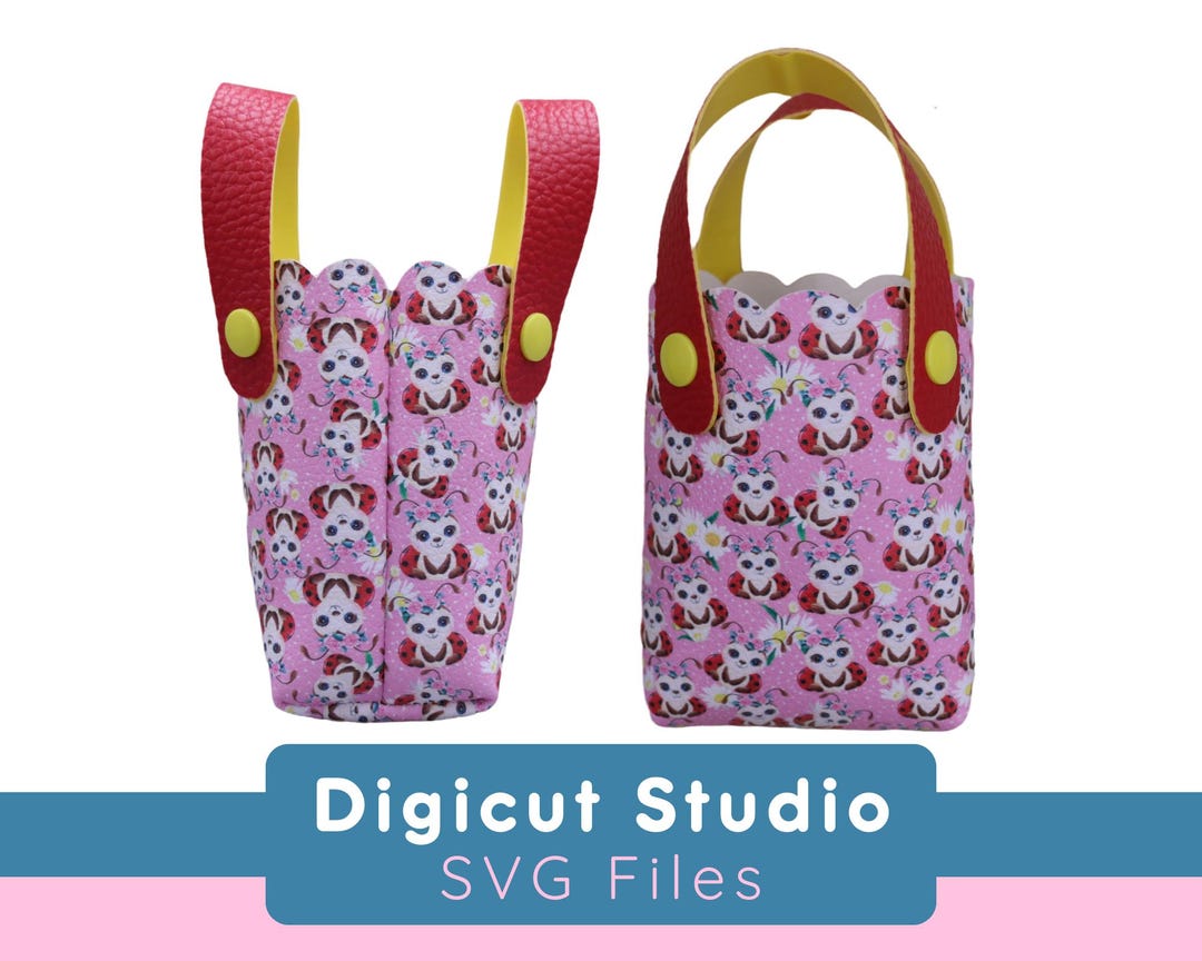 Machine Sew Box Corner Mini Tote SVG. Sewing Project Svg. Mini Bag Svg ...