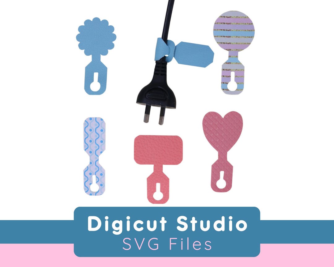 Cord Identifiers Svg. Cable Labels SVG. Cord ID. Scrap Faux Leather ...