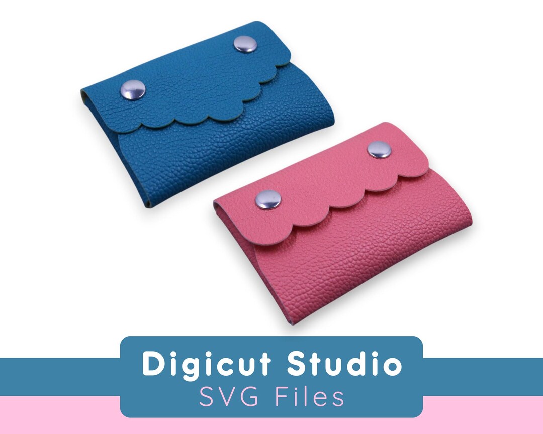 Two Snap Pouches Svg. Compact Pouch Svg. No Sew Coin Purse Svg. Pouch ...
