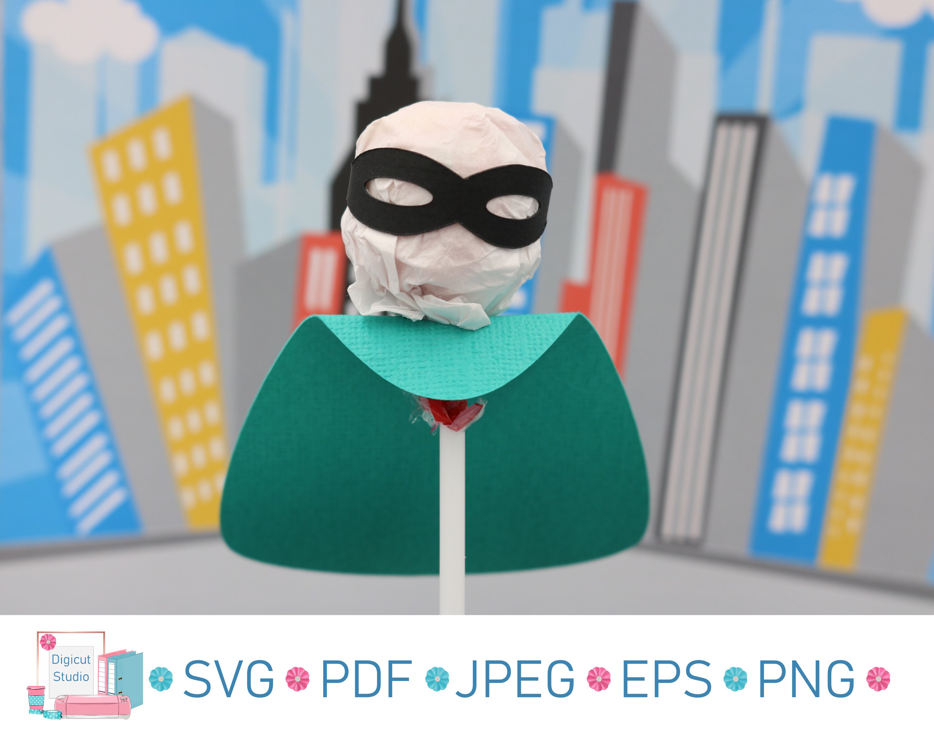 Super Hero Lollipop Capes Svg. Super Hero Party Decoration. - Etsy UK