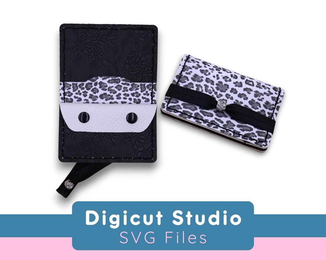 Foe Elastic Compact Pouch SVG. Charm Pouch. Pocket Purse. Card Holder ...