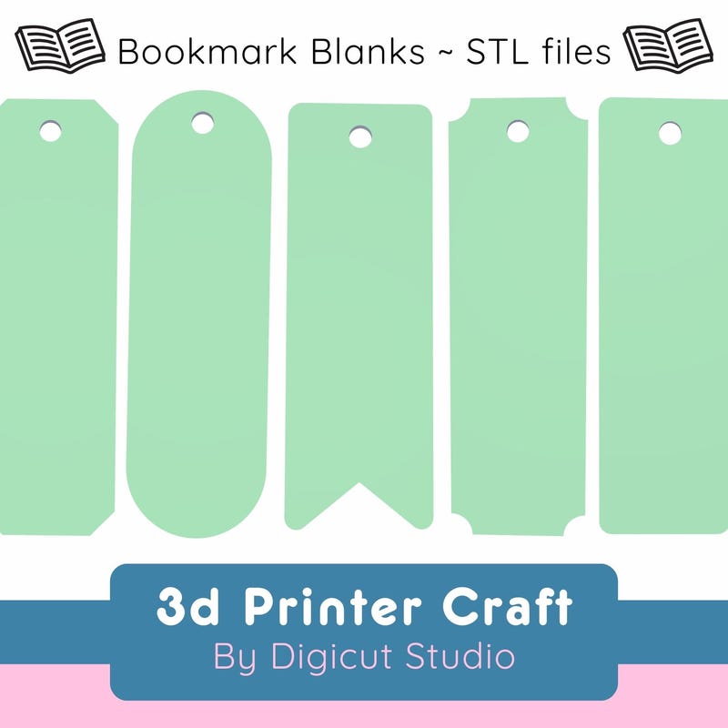 Bookmarker Stl - Etsy