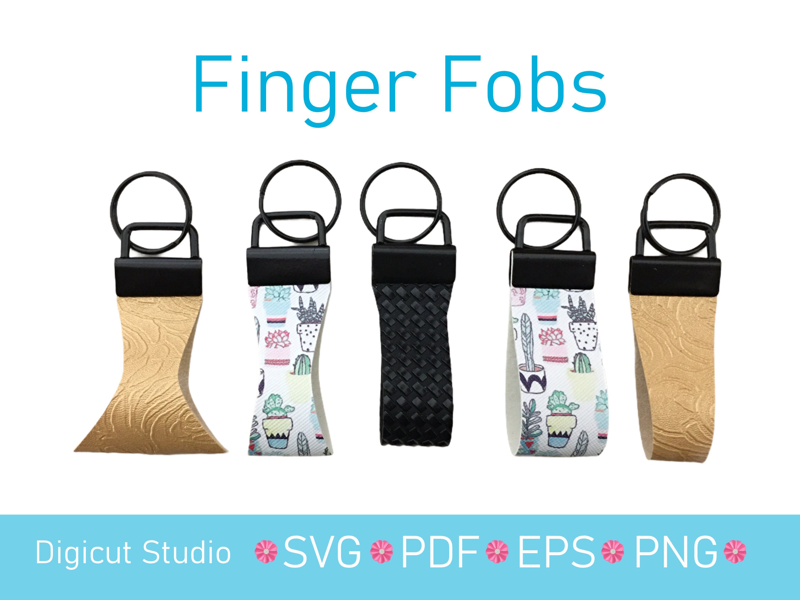 Finger Fobs SVG. Mini Fobs Svg. Key Chain Svg. Key Ring SVG. - Etsy